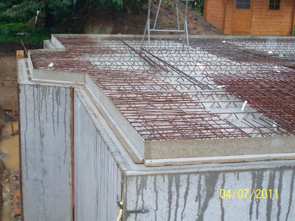 Die Filigrandecke ist fast fertig