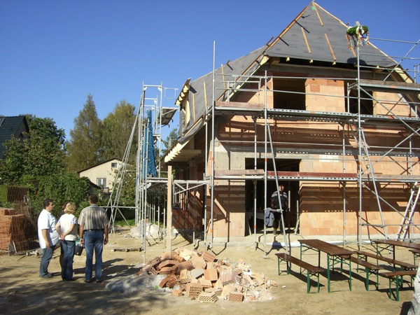 Bautagebuch: Am 30.09.2011 wurde Richtfest gefeiert - Baubetreuung in ...